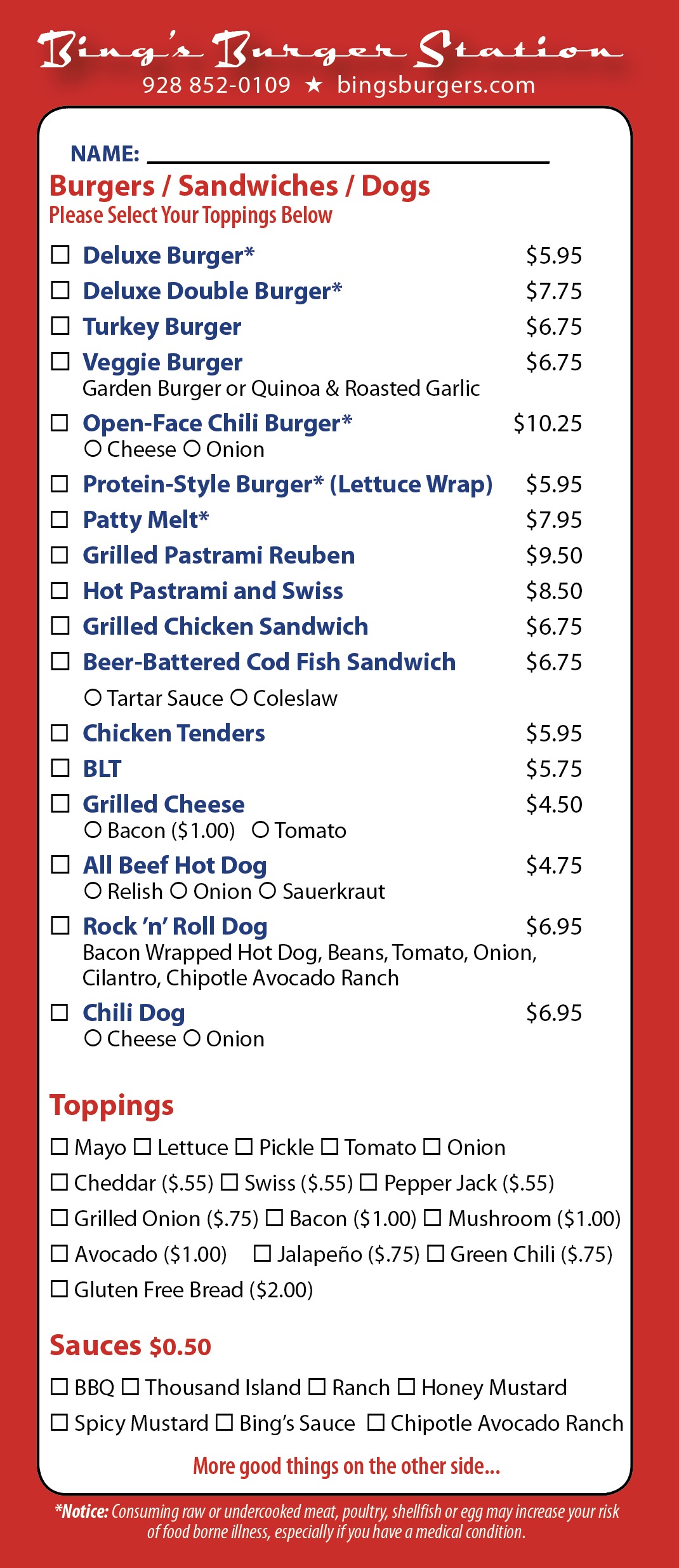 Bing's Burger Station